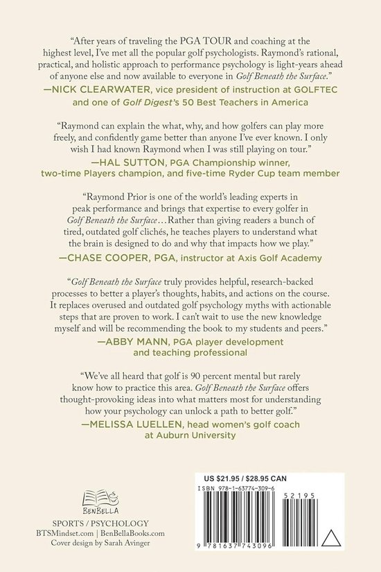 Nieuwe Wetenschap van Golfpsychologie: Slimmer en Vervullender Golfen | bol