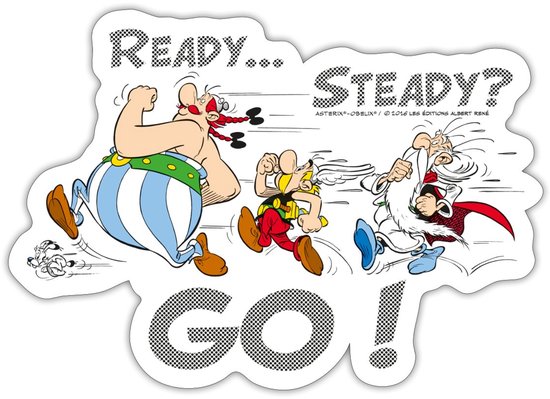 Asterix & Obelix Op Je Plaatsen Sticker | bol