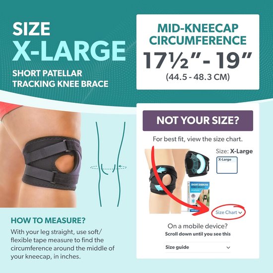 Knieschijf Stabilizer Kniebrace voor Pijnverlichting en Ondersteuning ...
