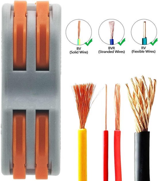 Elektrische klemmen | Verbindingsklemmen | Steekklemmen 4-polig | SPL-2 ...