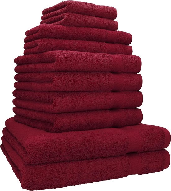 Handdoekenset 100% Katoen – 10-delig (2 badhanddoeken, 4 handdoeken, 2 ...