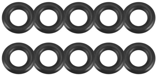 Allecta - Nitrilrubber O-ringen 10mm 50 stuks - afdichtingsringen voor ...