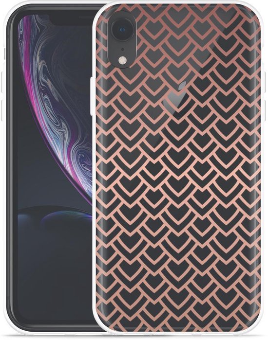 Geschikt Voor Apple Iphone Xr Hoesje Pink Pattern Designed By Cazy Bol