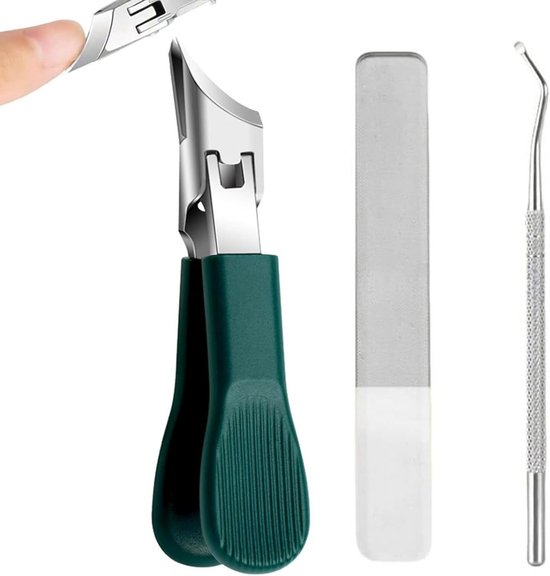 Professionele Schuine Nagelknipper Set met Brede Kaak en ...