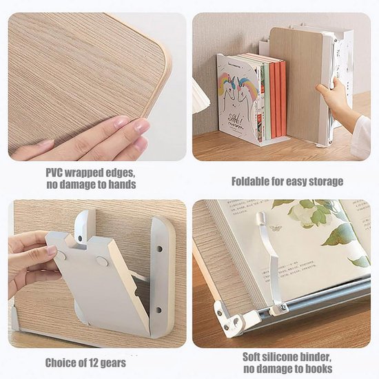 Verstelbare Kookboekenstandaard voor Keuken - Leessteun voor Recepten ...