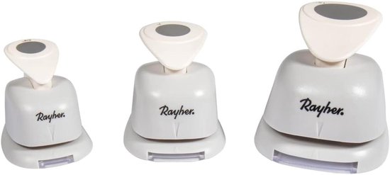 Set van 3 Paper Stansen Cirkels - 1,6cm, 2,54cm en 3,81cm voor Papier ...