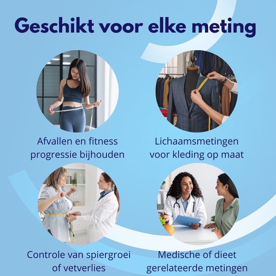 Knaak Meetlint Omtrek Lichaam - Rolmaat 1.5 Meter - Lintmeter voor ...