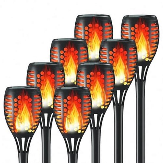 Zonne-lampen en fakkels voor buiten - Flikkerende vlam en waterdichte ...