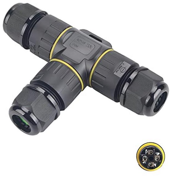 Waterdichte 4-polige Kabelverbinder M20 met IP68 Certificering | bol