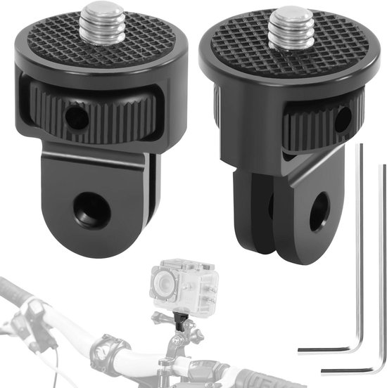 Camera statief adapter van aluminium, 360 graden draaibaar, voor GoPro ...