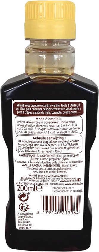 Vanille-aroma 200 ml - Perfect voor Desserts | bol