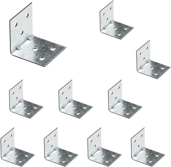 Hoekverbindingen set van 10 - 90 graden L klemmen voor sterke houten ...