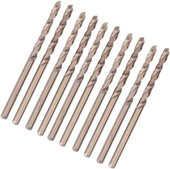 HSS Twist Boorbits Set voor RVS en Metaal - 1Mm tot 5Mm | bol