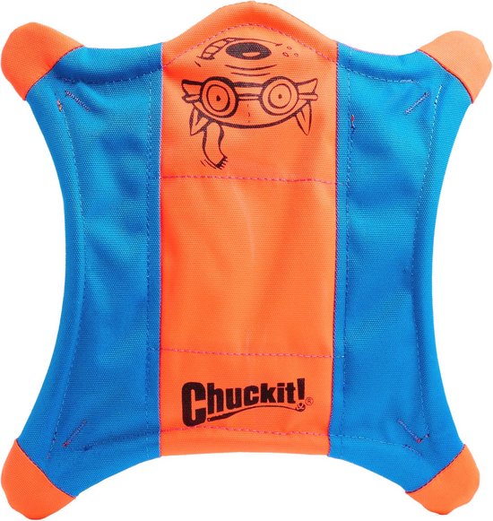 Chuckit! Vliegende Eekhoorn Spinning Hond Speelgoed, Groot (Oranje ...