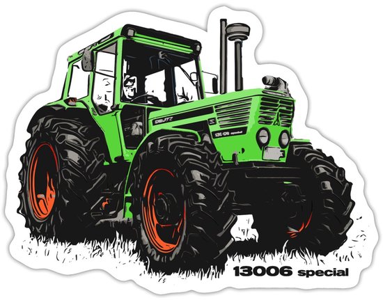 Deutz 13006 Speciaal Tractor Met Groene Accenten Sticker | bol