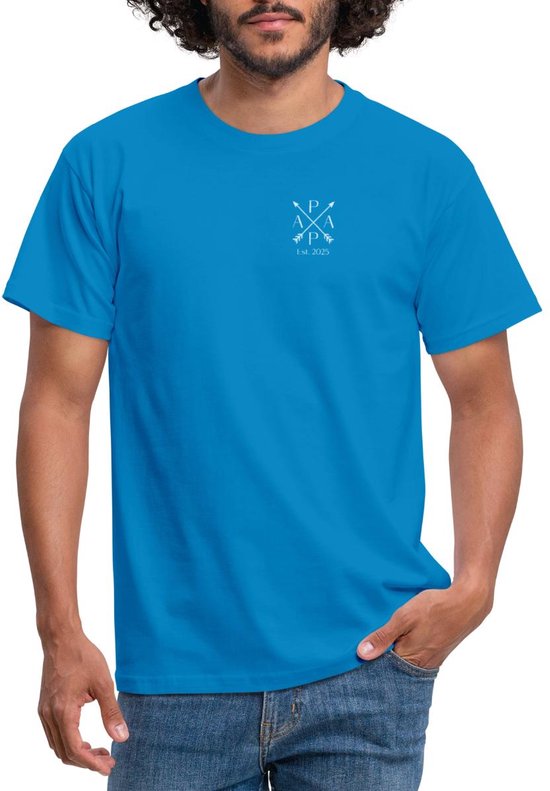 Papa Est 2025 Eindelijk Papa Cadeau Vader T-Shirt Heren | bol