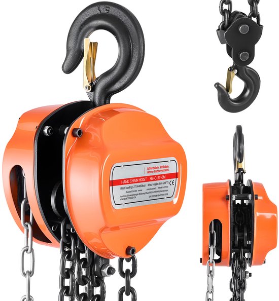 Handmatige Handkettingtakel, Draagvermogen van 2 Ton, Duurzaam ...