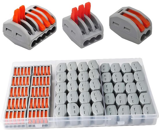 Verbindingsklemmen Assortiment - Compacte Draadconnectoren voor 2, 3 en ...