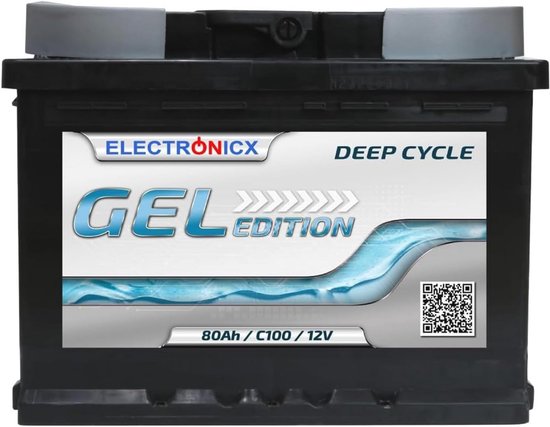 GEL Accu 80 Ah 12V voor Campers en Boten | bol