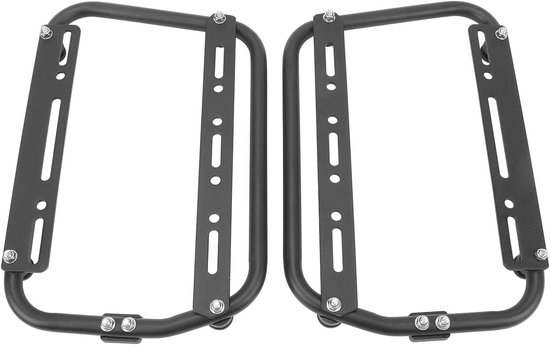 Side Support Racks - Motorcycles - Heavy Duty Aluminum Saddlebag Rack ...