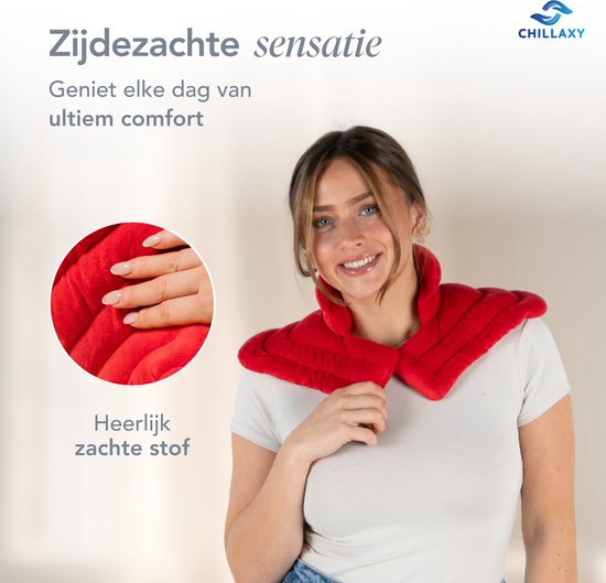 Chillaxy - Warmtekussen Nek en Schouder - Kersenpitkussen - Pittenzak ...