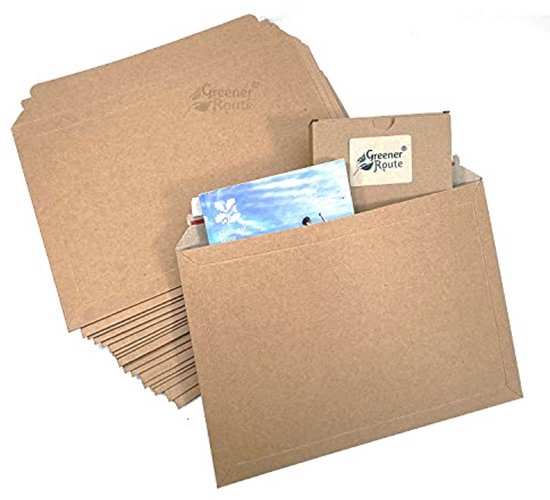 Pakket van 10 Stijve Kartonnen Enveloppen | Peel & Seal Gewatteerde ...