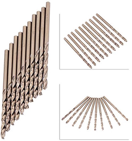 1.0-5.0MM boren voor metaal, ultra harde M35 boorset HSS-CO borenset ...