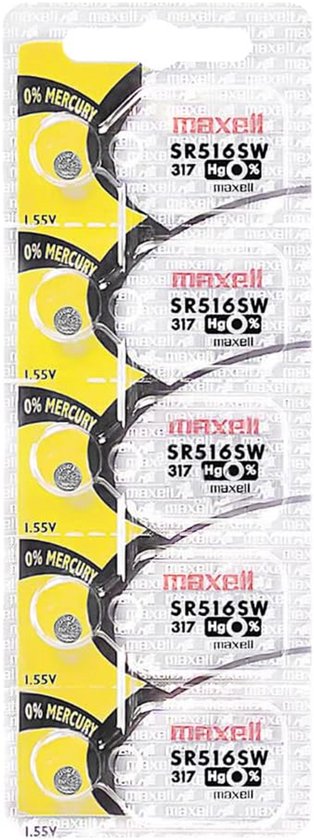 Zilveroxide Knoopcel Batterijen 1.55V - 5 Stuks | bol
