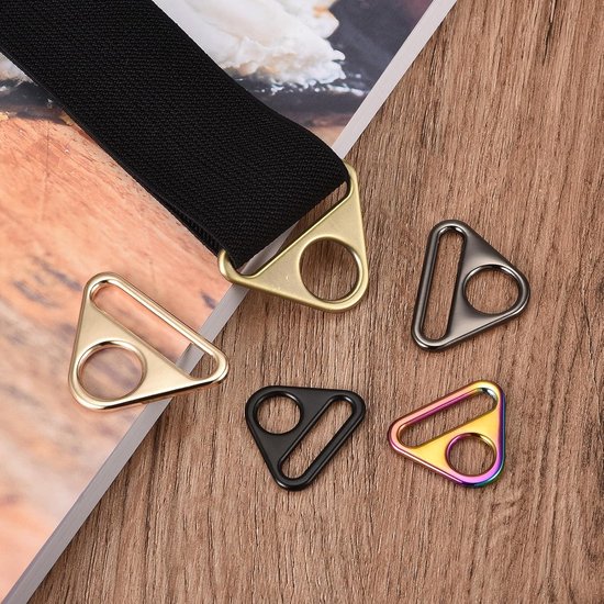 Verstelbare D-Ringen Driehoek Gespen voor Tassen en DIY Accessoires | bol