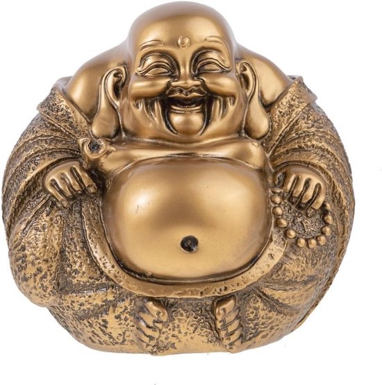Groot Lachende Boeddha Beeldje - Decoratief Geluksbrenger en Symbool ...