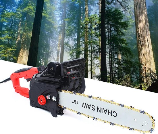 Tronçonneuse électrique 16 pouces 2000 watts 800 tr/min scie à bois ...