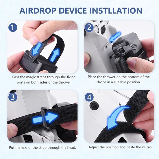 SkyDrop Pro Drone Airdrop Systeem – Universeel Payload Release Device ...