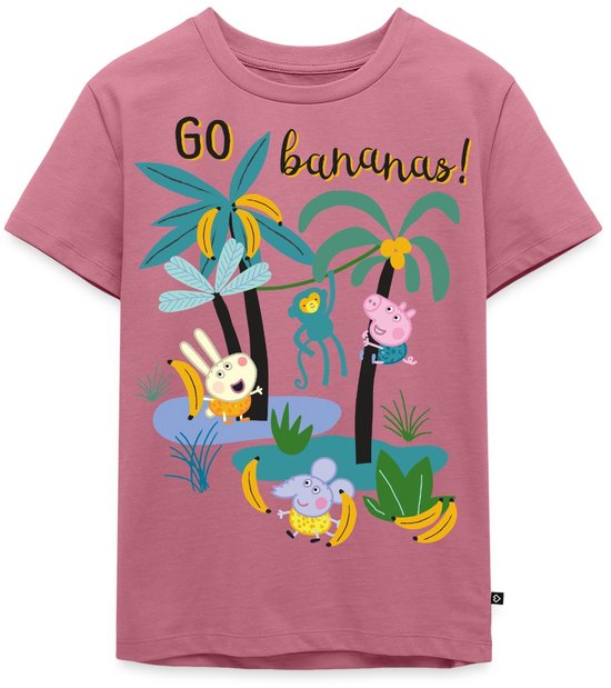 Peppa Pig Design Go Bananas Premium T Shirt Kinderen | bol