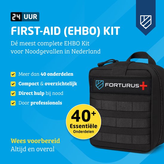Forturus® Trauma EHBO Kit – Professionele EHBO Set & First Aid ...