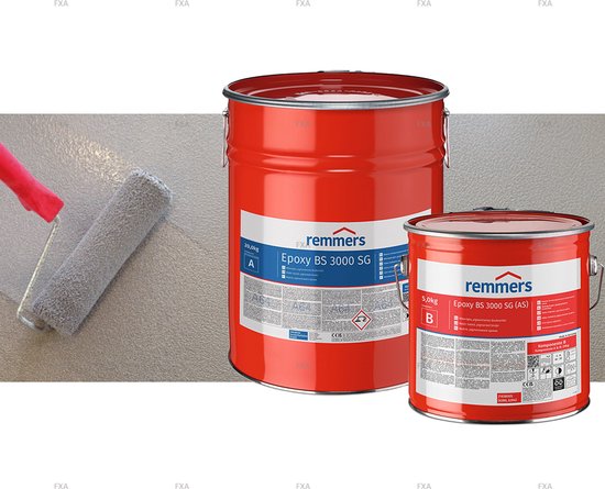 Remmers Epoxy BS 3000 SG – 2-Componenten – Epoxy Vloercoating – RAL ...