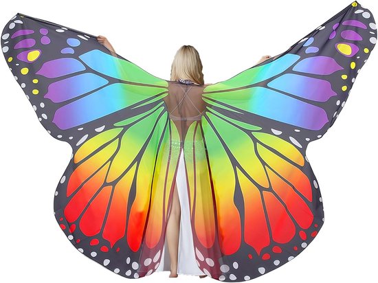 Vlinderkostuum Vleugels voor Dames - Sprookjes Vleugels voor Carnaval ...