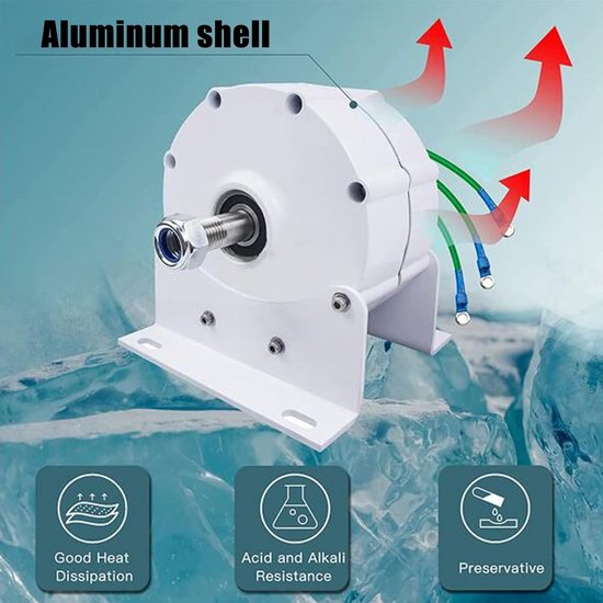 Krachtige 3-Fase AC Generator Permanente Magneet Dynamo 8000W ...