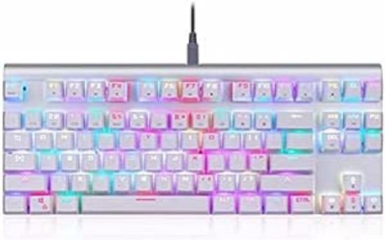 Compact Mechanisch Gaming Toetsenbord RGB Verlicht - QWERTY Indeling | bol