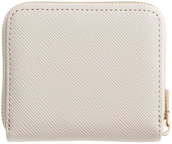 GUESS portemonnee Laurel II SLG Small Zip Around Wallet Bone crème | bol