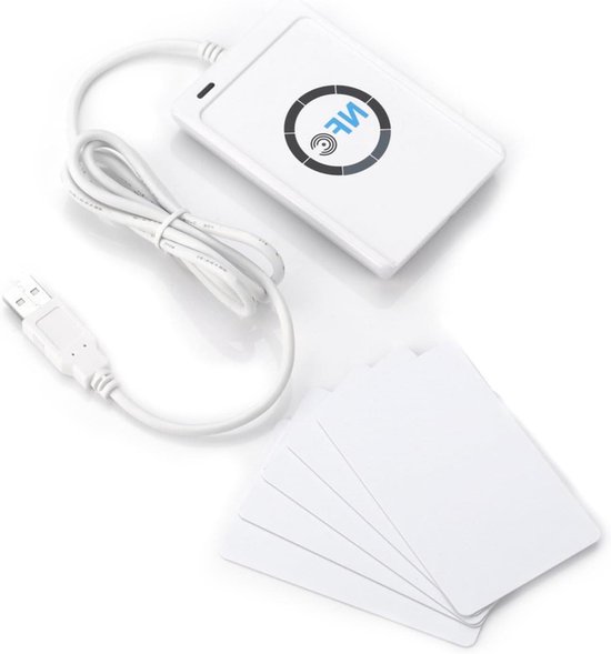 Smart RFID-lezer/schrijver - USB - ISO 14443A/B - inclusief software en ...