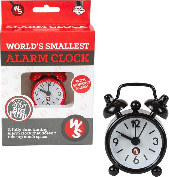 Mini Alarm Clock - World's Smallest Bedside Clock with Fully ...