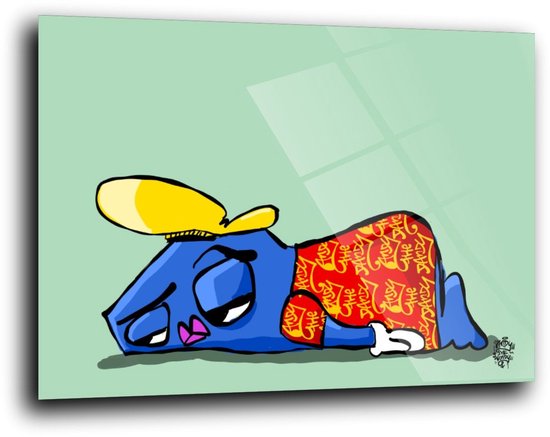 Andy Flushed. Andy the Dandy - Meerdere kleuren - Canvas 150 x 100 cm | bol