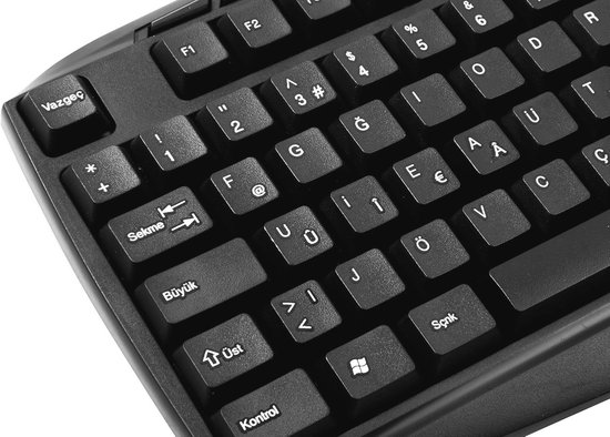 USB Multimedia Toetsenbord Volledig Turks F Indeling | bol
