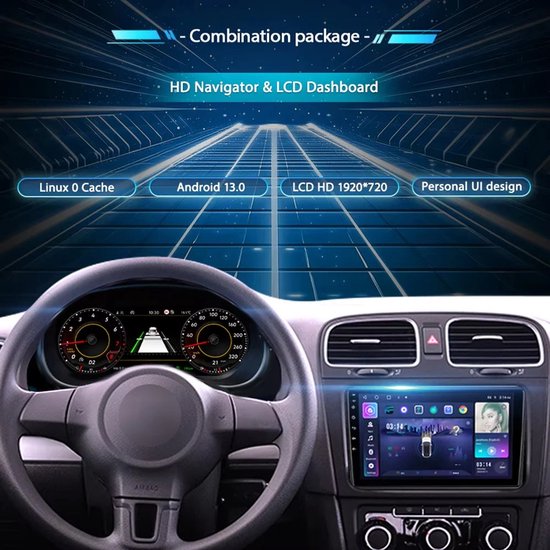 Dashboard Display – Digitaal Instrumentenpaneel – Auto Cockpit Scherm ...