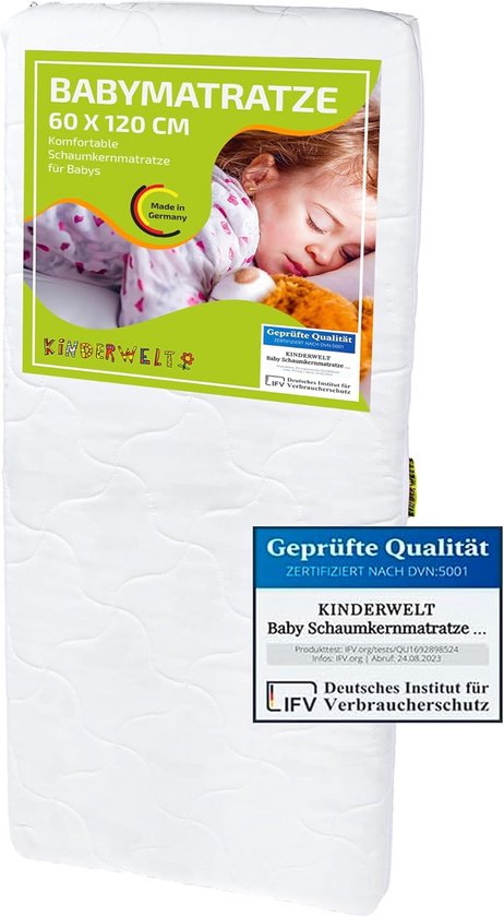 Babymatras Comfortschuim 60 x 120 cm - Veilig en Comfortabel | bol