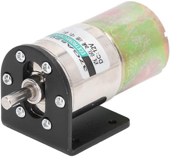 12V DC Gelijkstroommotor met Zelfblokkering, Omkeerbaar, Borstelmotor ...