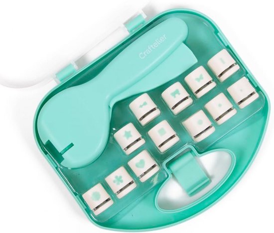 Multifunctionele pons met 12 verwisselbare vormen voor papier en karton ...