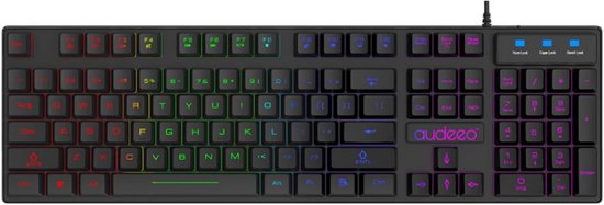 RGB LED Gaming Toetsenbord QWERTZ Duits Layout met Verlichting - USB ...