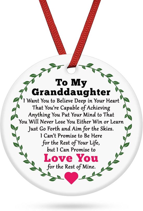 Inspirerend Keramisch Ornament Cadeau voor Kleindochter | bol