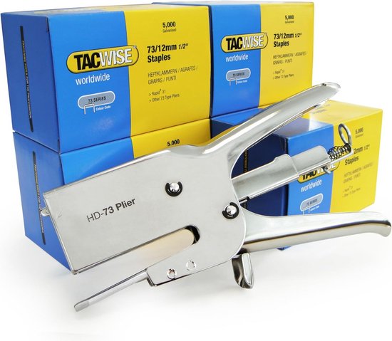 Krachtige Nietpistool / Niettang voor 73 Nietjes (12mm) - Inclusief 5 ...